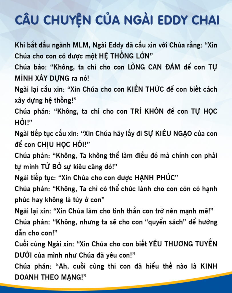 Tìm Hiểu Về Huyền Thoại MLM Ngài EDDY CHAI - DLC Việt Nam